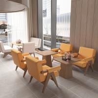 China Five Star Hotel Lobby Furniture Negotiation Sofa Table And Chair Set for sale