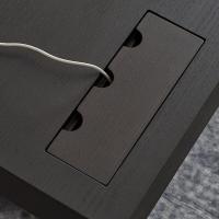 China X - Leg Desk Light Luxury Hotel Room Furniture Study Office Black Computer Desk for sale