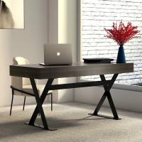 China X - Leg Desk Light Luxury Hotel Room Furniture Study Office Black Computer Desk for sale