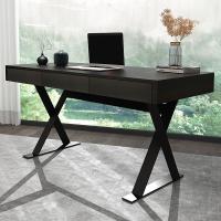 China X - Leg Desk Light Luxury Hotel Room Furniture Study Office Black Computer Desk for sale