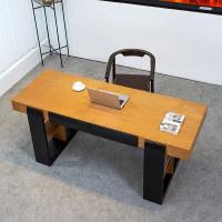China Khaki Rectangular Casual Office Desk For Hotel Room Apartment for sale