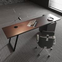 China Large 2m Boss Manager Desk With High Back Swivel Chair Set for sale