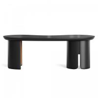 China Five Star Hotel Hospitality Cashew Shaped Boss Desk Office Study Room for sale