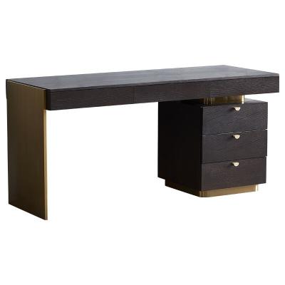 China ODM Solid Wood Computer Desk With Drawers For Organising Books for sale