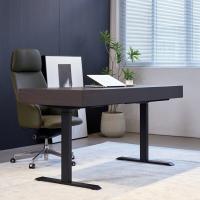 China Minimalist Durable Hotel Bedroom Desk With Leather Swivel Chair Customized for sale
