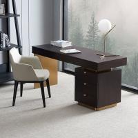 China ODM Solid Wood Computer Desk With Drawers For Organising Books for sale