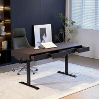 China Minimalist Durable Hotel Bedroom Desk With Leather Swivel Chair Customized for sale