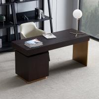 China ODM Solid Wood Computer Desk With Drawers For Organising Books for sale
