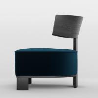 China Clipper Modern Low Lounge Chair For Reception Room Office for sale