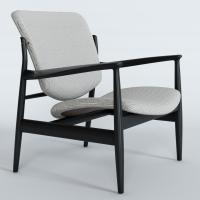 China Modern French Style Teak Chairs Fabric Recliner Lounge Area for sale