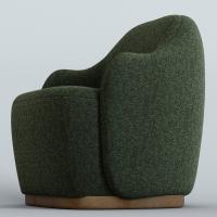 China Leather Finishing Fogia Barba Armchair For Hotel Presidential Suite Furniture for sale