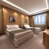 China MDF Wooden Bedroom Furniture Fully Furnished Five Star Hotel Resort Accommodation Suites for sale