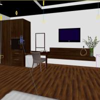 China OEM Hospitality Hotel Bedroom Furniture Modern Walnut Wood Finish for sale