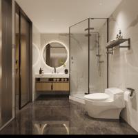 China International Hotel Bedroom Furniture Wood Finish Customization Project for sale