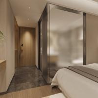 China International Hotel Bedroom Furniture Wood Finish Customization Project for sale