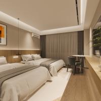 China International Hotel Bedroom Furniture Wood Finish Customization Project for sale