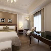 China Upscale 5 Star Hotel Bedroom Furniture Luxurious For Business Area for sale