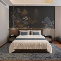 China Stain Resistant Hotel King Guest Room Furniture Custom Fully Furnished for sale