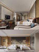 China Standard Plywood Hotel Guest Room Furniture Full Supply Customization for sale