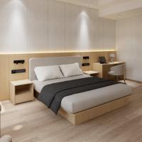 China High Grade Hotel Bedroom Furniture Artificial Leather Eco - Friendly Panel for sale