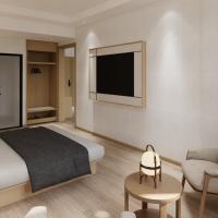 China High Grade Hotel Bedroom Furniture Artificial Leather Eco - Friendly Panel for sale