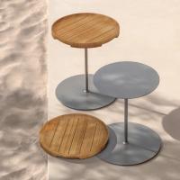 China Plywood Small Side Coffee End Table Wooden Top Steel Base Tables For Lounge for sale