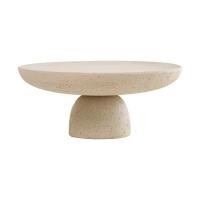 China Wood In Painting Hotel Coffee Table  Small Round Side Tables for sale