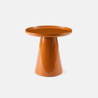 China Modern Sofa Side Table Art Colour Fiberglass Bedside Chairside Table for sale