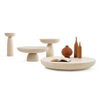 China Wood In Painting Hotel Coffee Table  Small Round Side Tables for sale