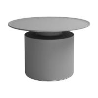 China Modern Carbon Steel Iron Round Corner Table Bedroom Bedside Side Table for sale