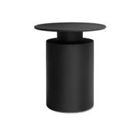 China Modern Carbon Steel Iron Round Corner Table Bedroom Bedside Side Table for sale