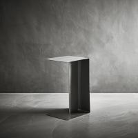 China Stainless Steel C Type Couch Side Table Card Table Removable Desk Side Table for sale