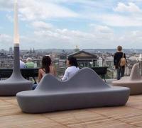 China Custom Commercial Hall Lounge Public Sofa Chair Undertake Fiberglass Projects for sale