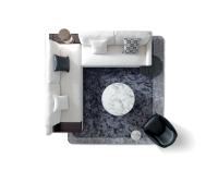 China Modern Elegance: High Standard L-Shaped Fabric Sofa For Hotel,Office,Villa Luxury for sale