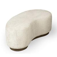 China Hotel Room Cushion Sofa Scandinavian Style Wood Base 1-2 Seater Bed End Bench for sale