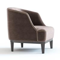 China Custom Star Hotel Guest Exclusive Armchair With Fabric Option And Wood Legs for sale