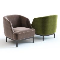 China Custom Star Hotel Guest Exclusive Armchair With Fabric Option And Wood Legs for sale