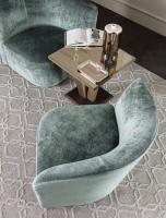 China Modern Upholstery Armchair With Fabric Options For Star Hotel Reception Area for sale