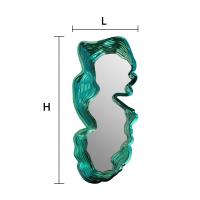 China Electroplated Jade Mirror High-End Sales Department Negotiation Area Background for sale
