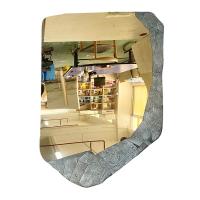 China Bespoke Modern Abstract Art Prints Metal And Stone Wall Painting Interior Decor for sale
