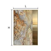 China Quality Interior Accent Wall Decorations Background Star Hotel Texture Art Pieces for sale
