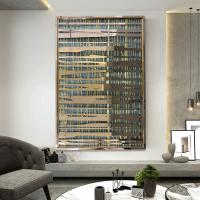 China Transform Your Hotel Decor With Stainless Steel 3D Abstract Wall Screen Hanging for sale