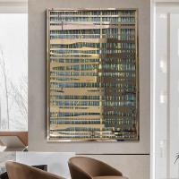 China Transform Your Hotel Decor With Stainless Steel 3D Abstract Wall Screen Hanging for sale