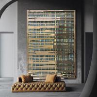 China Transform Your Hotel Decor With Stainless Steel 3D Abstract Wall Screen Hanging for sale