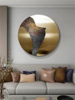 China Brushed Antique Copper Wall Decor Art Piece For Hotel Lobby Entryway View Terrace for sale