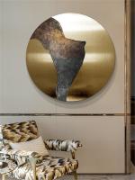 China Brushed Antique Copper Wall Decor Art Piece For Hotel Lobby Entryway View Terrace for sale