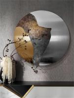 China Custom Tailored Metal Round Decorative Painting Hotel Villa Entryway Renovation for sale