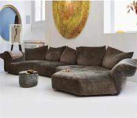 China Petal Shaped Sofa Villa Hotel Living Room Corner Combination Sofa for sale