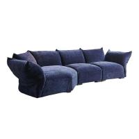 China Petal Shaped Sofa Villa Hotel Living Room Corner Combination Sofa for sale