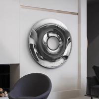 China 304 316 SS Donut Hotel Room Restaurant Sofa Background Wall Hanging Decoration for sale